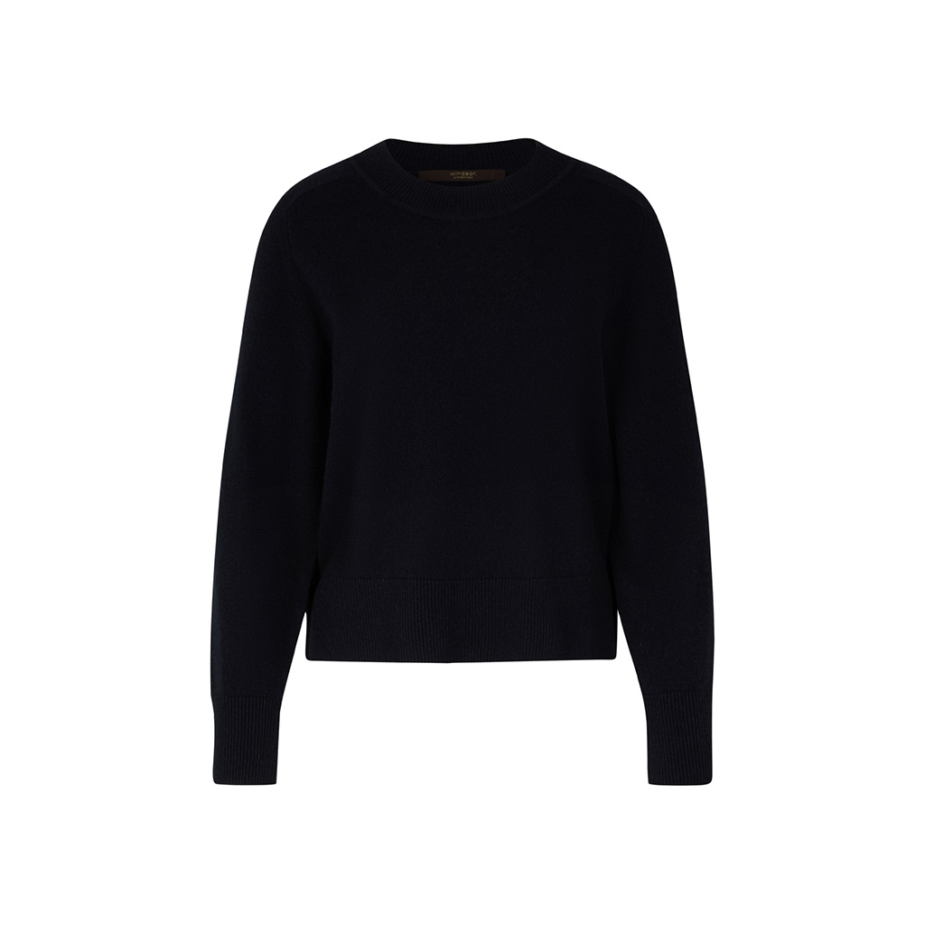 Cashmere-Pullover in Navy - im windsor. Online-Shop