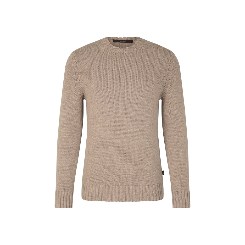 Cashmere-Strick-Pullover Ecosio in Beige - im windsor. Online-Shop