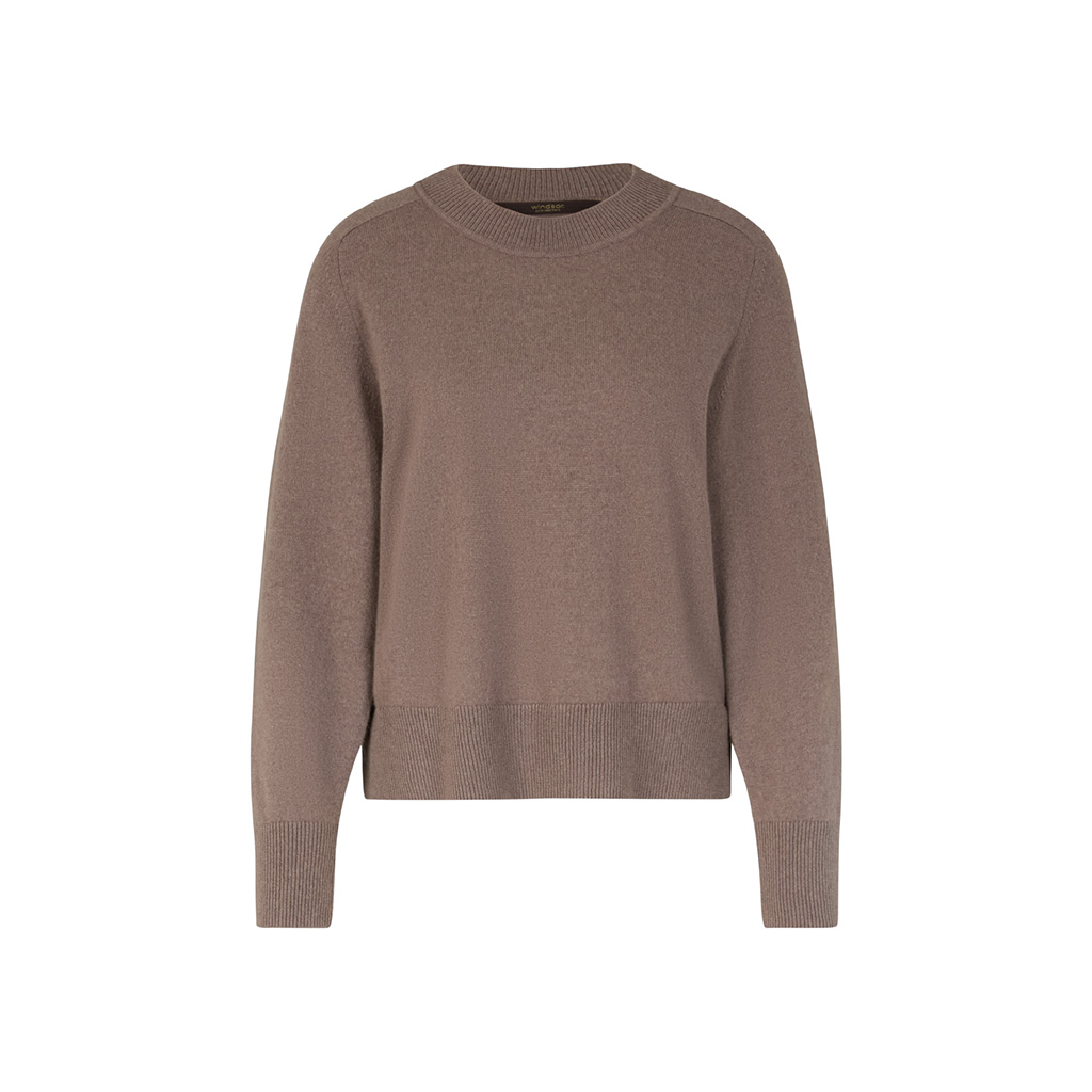 Cashmere-Pullover in Braun - im windsor. Online-Shop