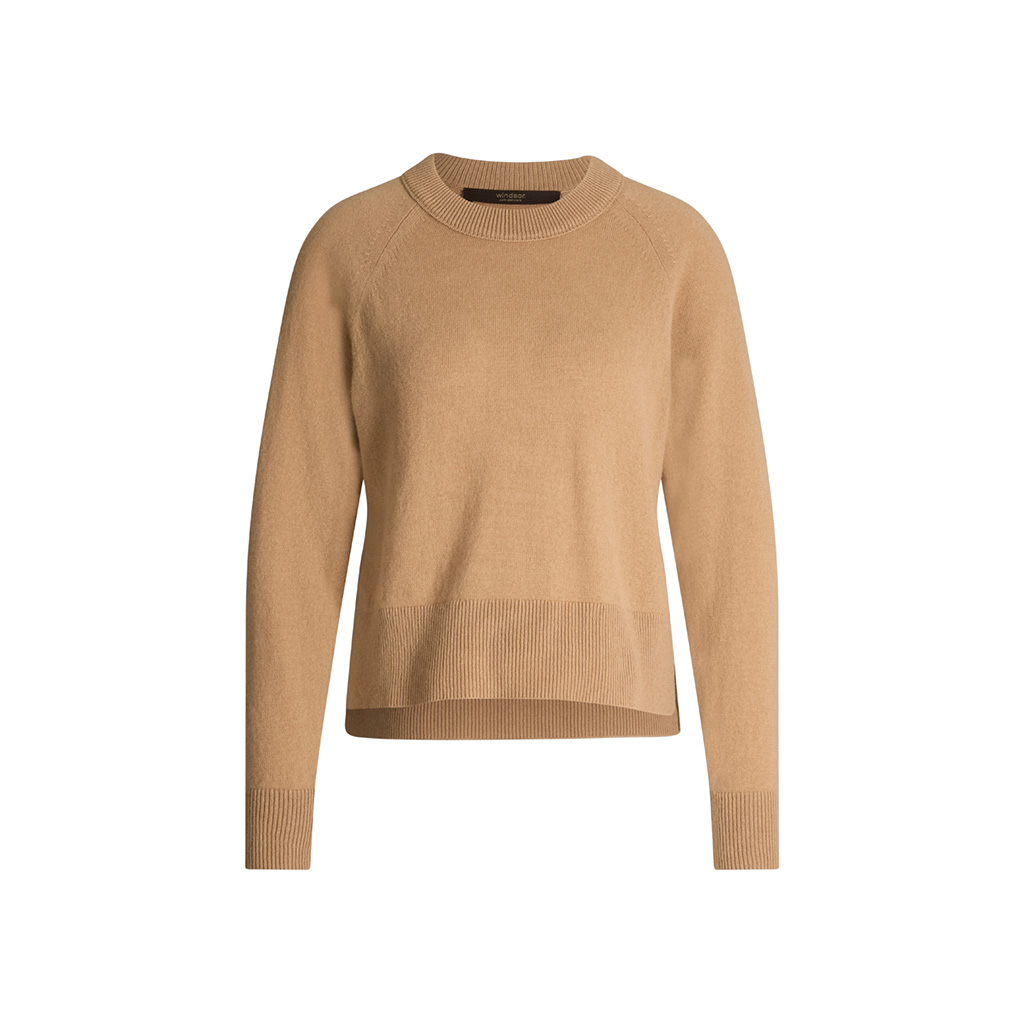 Cashmere-Pullover in Braun - im windsor. Online-Shop
