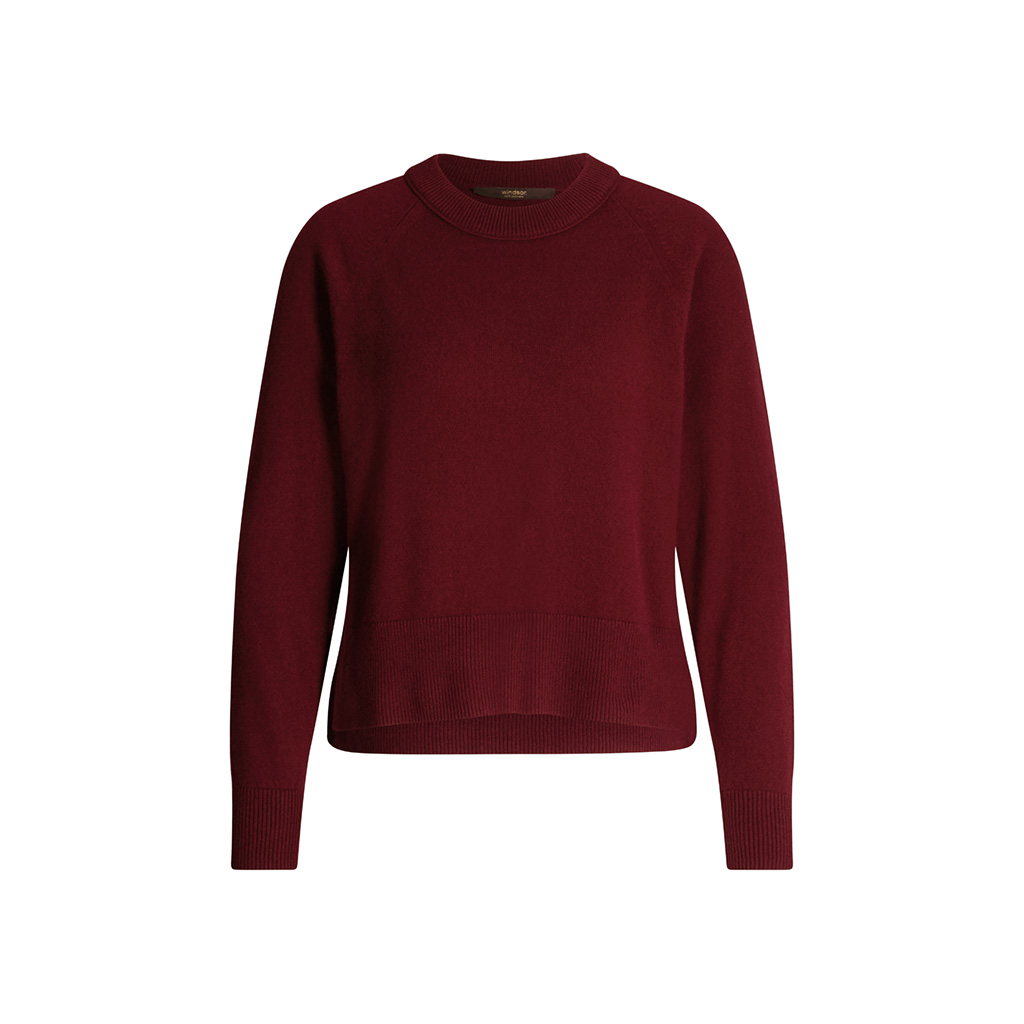 Cashmere-Pullover in Rot - im windsor. Online-Shop